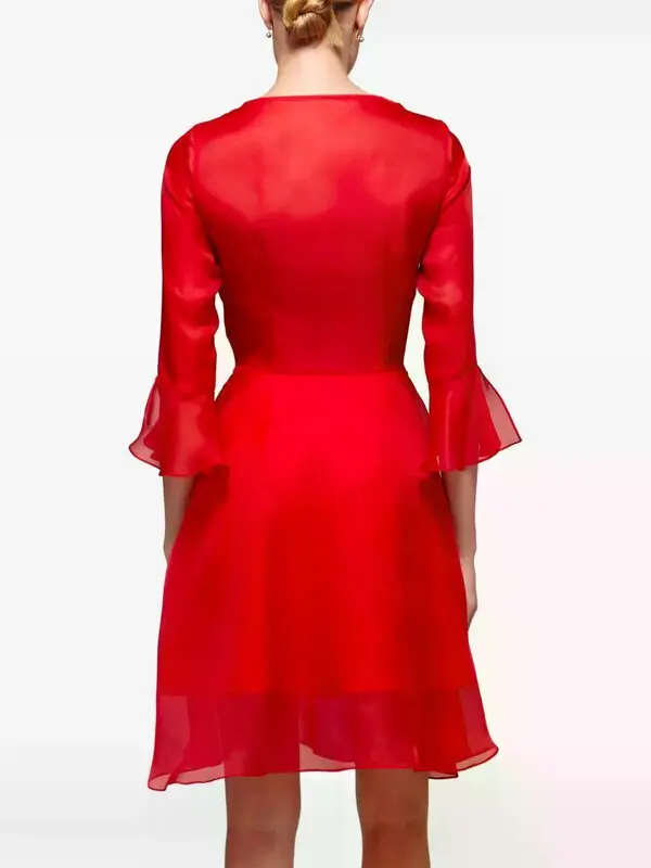 CATALINA Rhea Ruffled Silk Dress