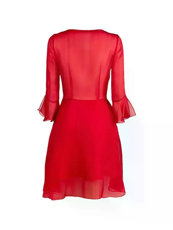 CATALINA Rhea Ruffled Silk Dress