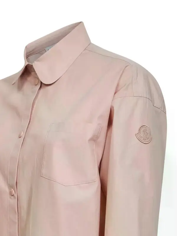 Moncler Drawstring-hem Logo-patch Shirt