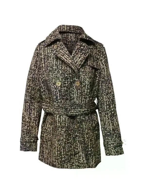 Michael Kors Printed Trench Coat