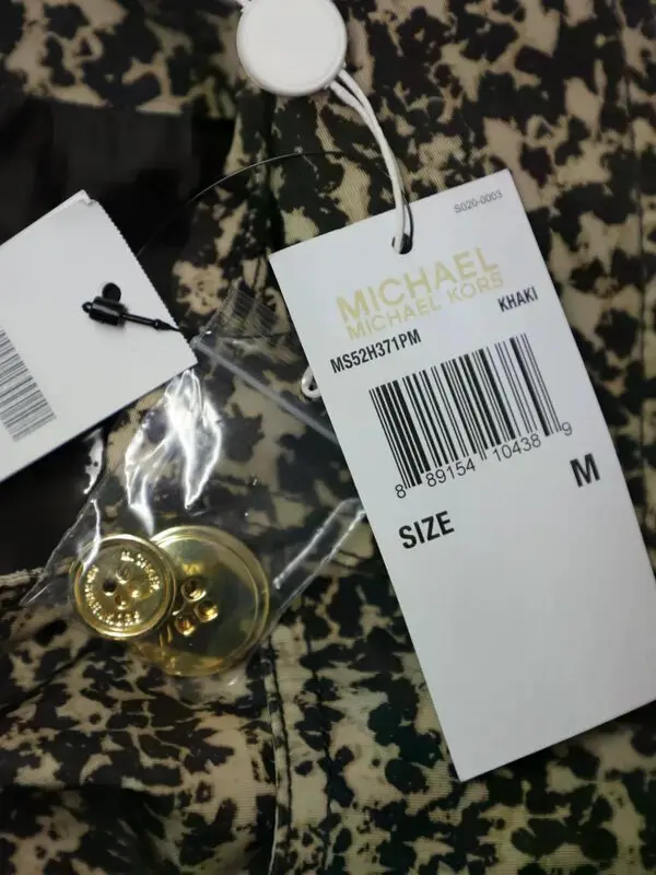 Michael Kors Printed Trench Coat