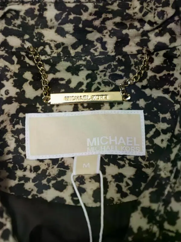 Michael Kors Printed Trench Coat