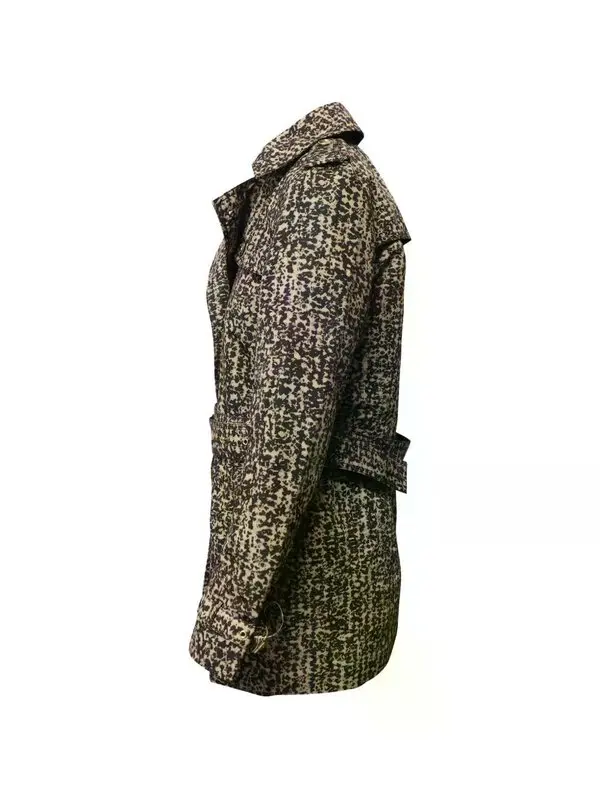 Michael Kors Printed Trench Coat