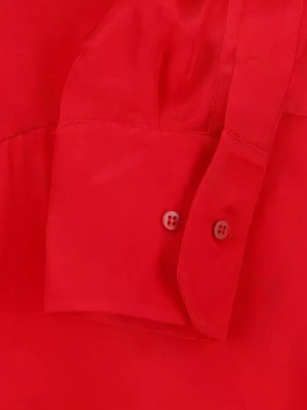SA SU PHI Pussy-bow Satin Shirt