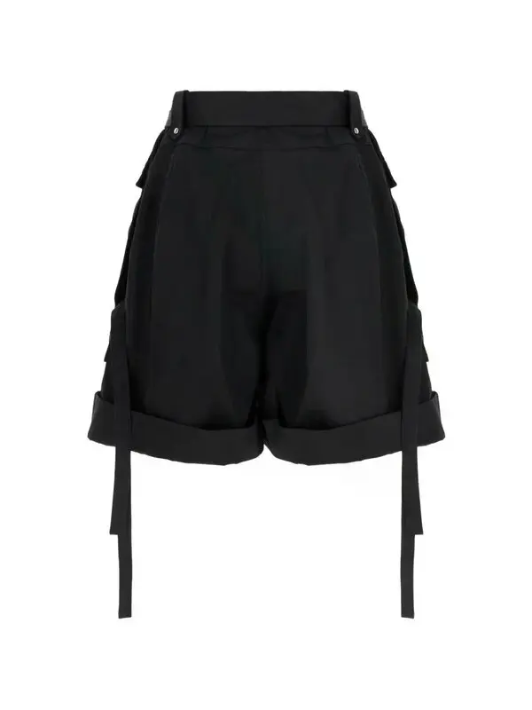 Alexander McQueen Belted Cargo Shorts - Black