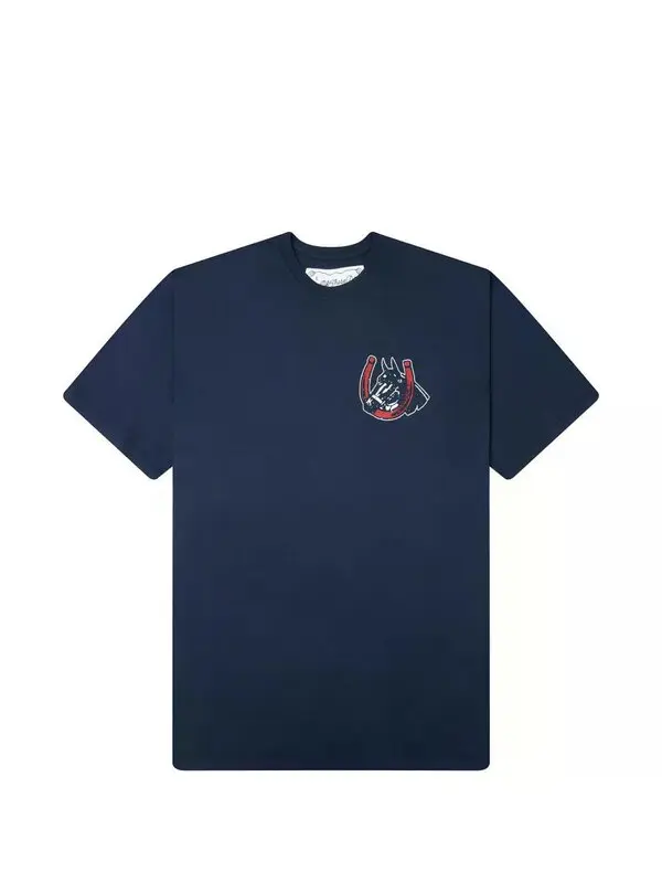 ONE OF THESE DAYS Valley Riders T-shirt - Blue