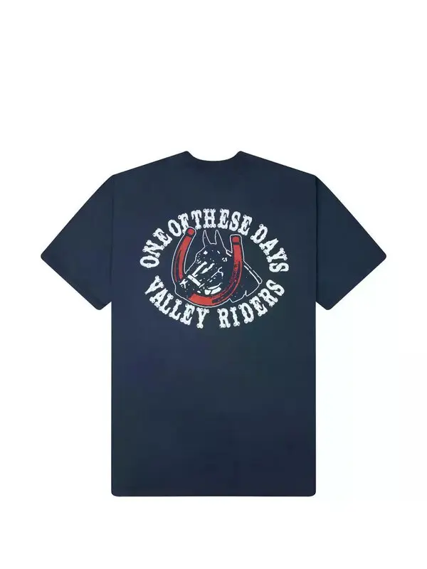 ONE OF THESE DAYS Valley Riders T-shirt - Blue