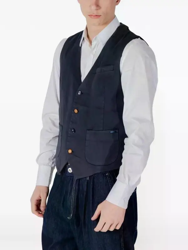 GIANNI LUPO Button-up Waistcoat