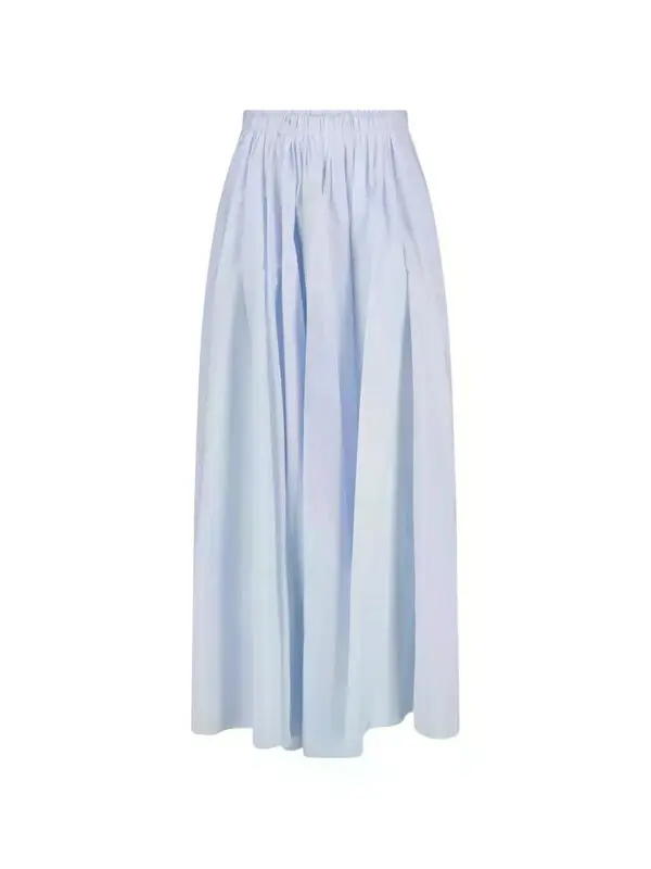 SA SU PHI Frida Pleated Maxi Skirt - Blue