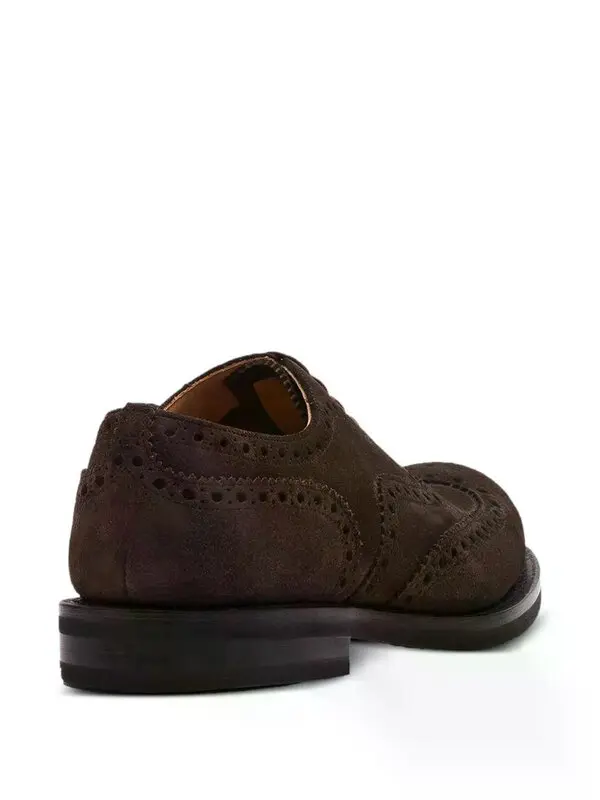 Church's Amersham Suede Brogue Shoes - Brown