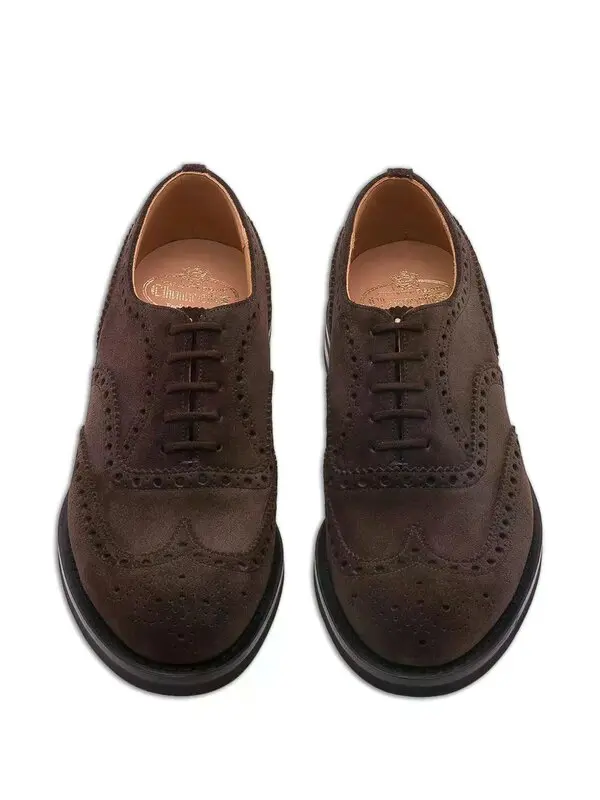 Church's Amersham Suede Brogue Shoes - Brown