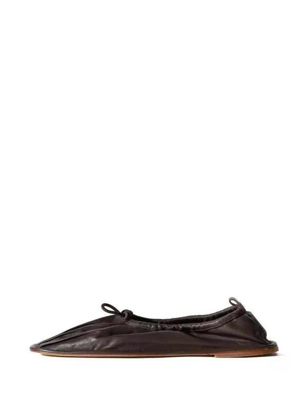 Hereu Puntera Ballet Flats - Brown