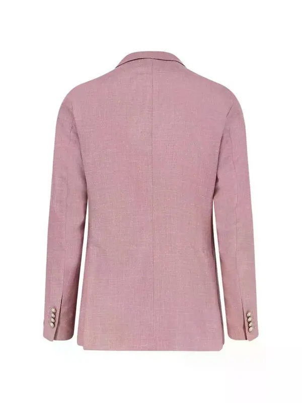 Tagliatore Single-breasted Textured Blazer - Pink