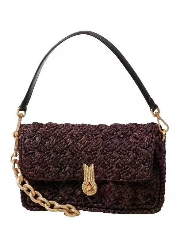 AMATO DANIELE Queen Woven Shoulder Bag - Brown