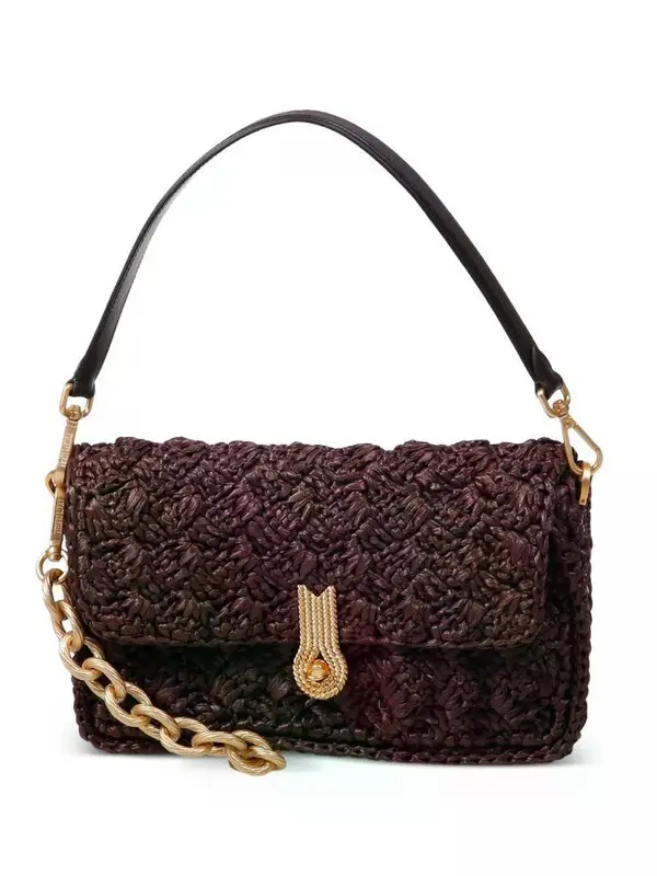 AMATO DANIELE Queen Woven Shoulder Bag - Brown