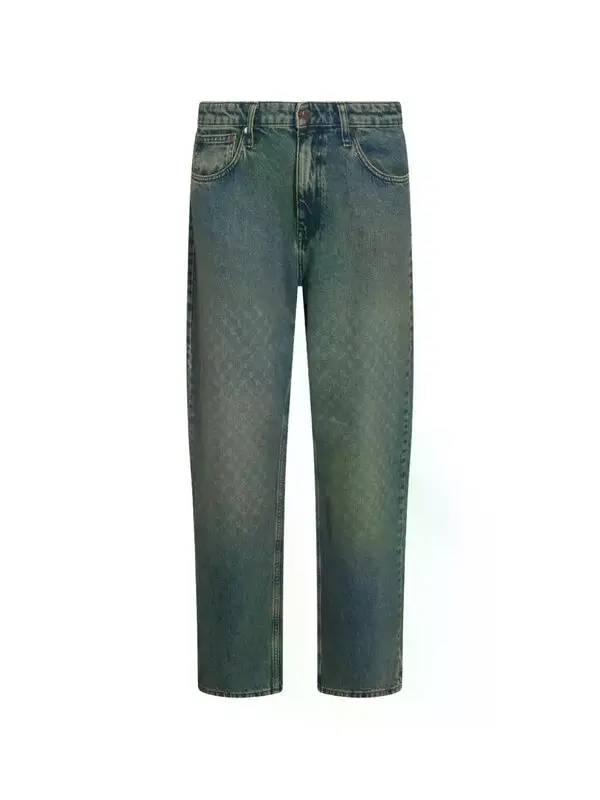 DAILY PAPER Monogram Amba Faded Jeans - Blue