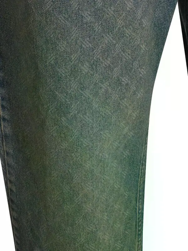 DAILY PAPER Monogram Amba Faded Jeans - Blue