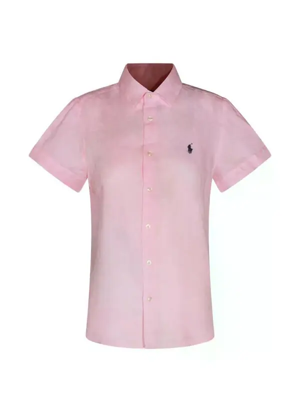 Polo Ralph Lauren Logo-embroidered Linen Shirt