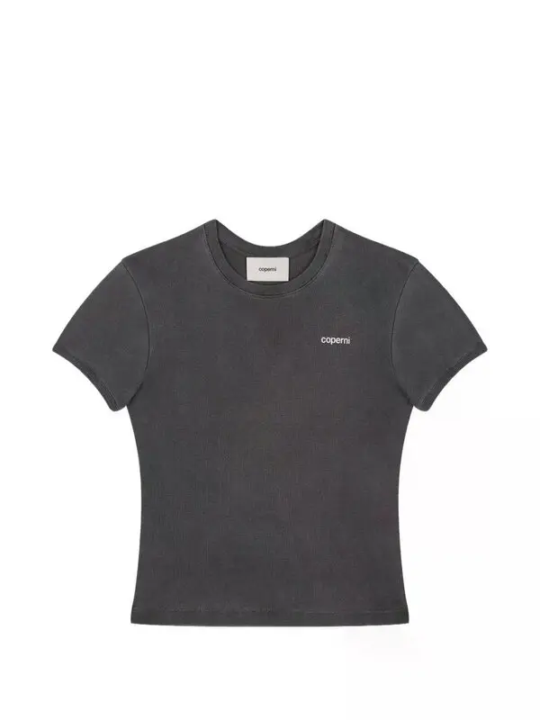 Coperni Logo-print Cropped T-shirt