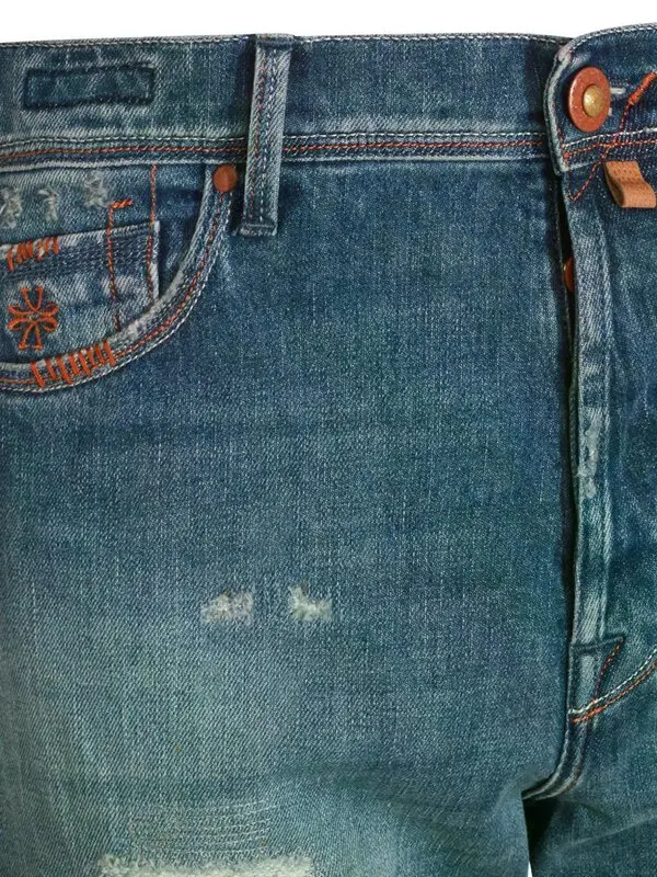 Jacob Cohen Distressed-finish Jeans