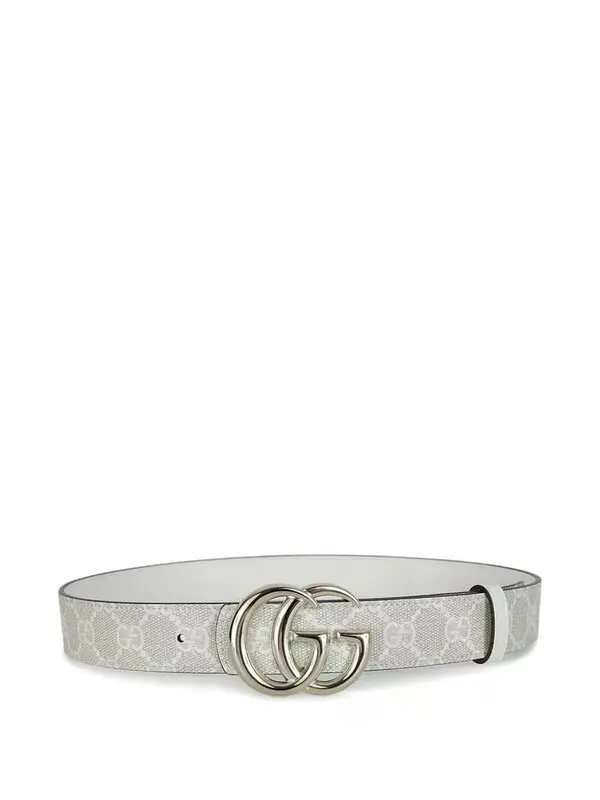 Gucci Gg Marmont Reversible Belt - White