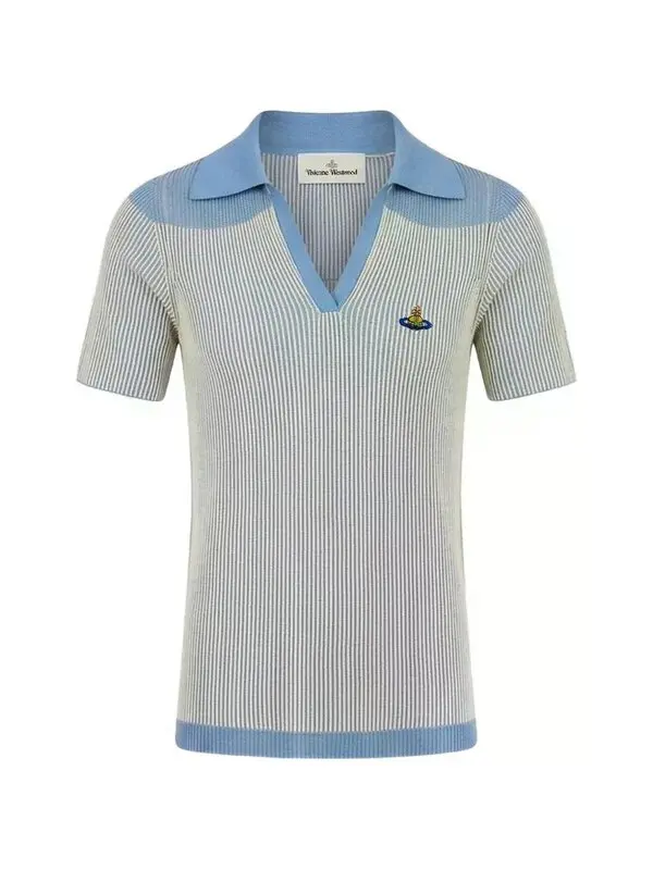 VIVIENNE WESTWOOD Marina Ribbed T-shirt - Blue