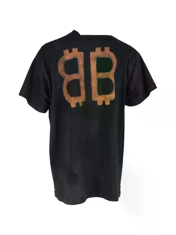 Balenciaga 2023 Crypto Oversized T-shirt - Black