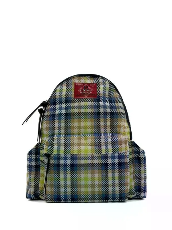 VIVIENNE WESTWOOD Tartan Backpack - Blue