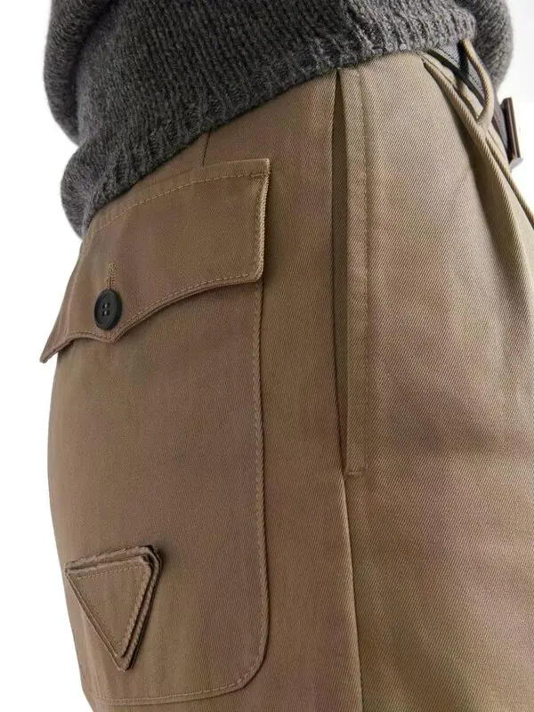 Prada Washed Chino Bermudas