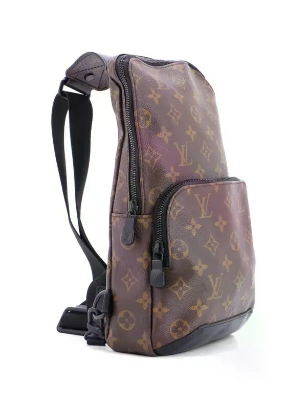 LOUIS VUITTON Avenue Sling Bag Macassar Monogram Canvas