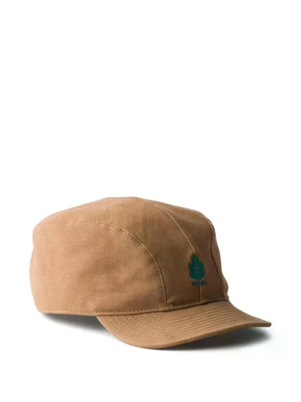 Prada Piqué Baseball Cap - Neutrals