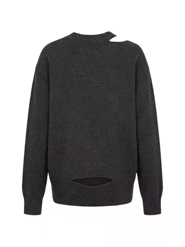 Simone Rocha Embellished Cut-out Sweater - Grey