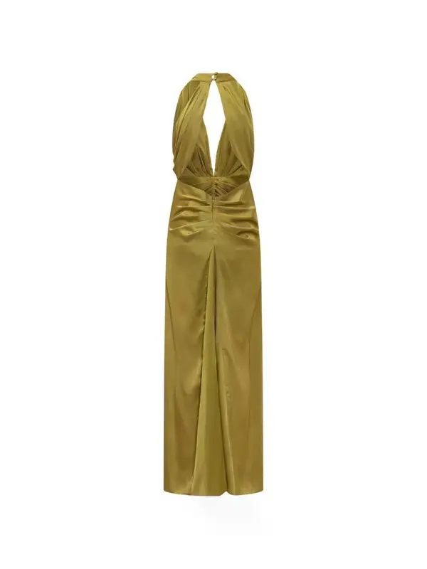 ACTUALEE Cut-out Gathered Dress