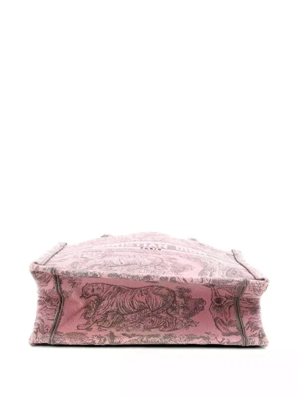 Dior Book Embroidered Canvas Small Tote Bag