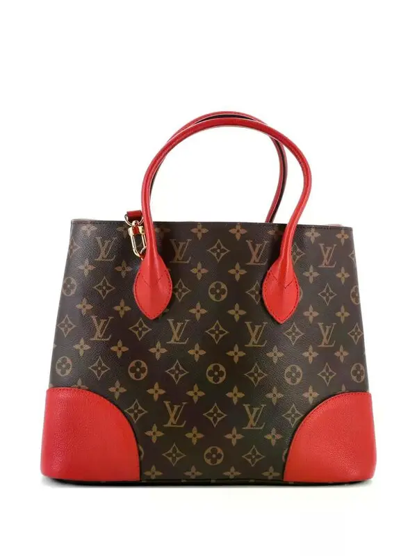 LOUIS VUITTON Flandrin Handbag Monogram Canvas And Leather Tote - Brown