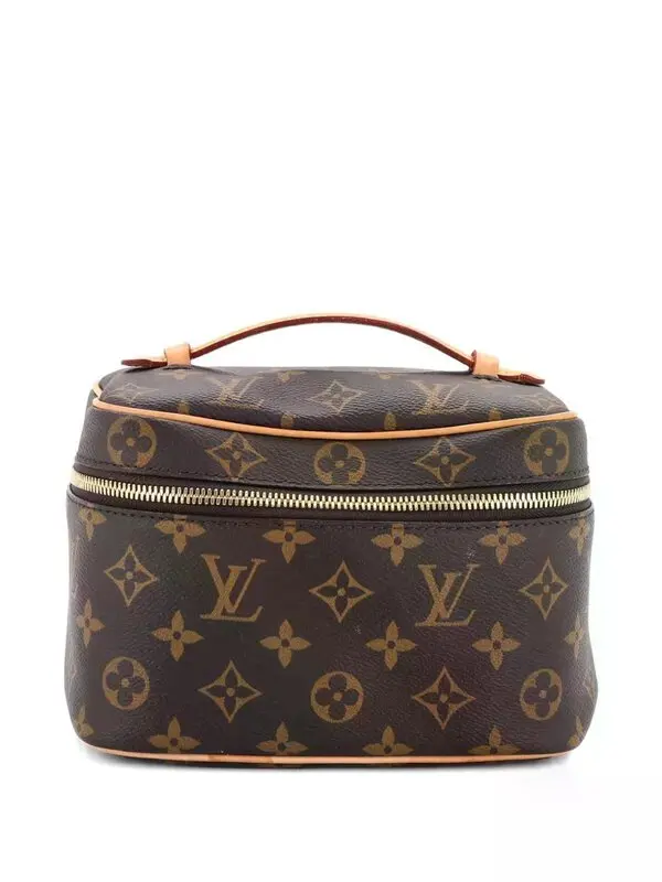 LOUIS VUITTON Vanity Case Monogram Canvas Mini Pouch - Brown