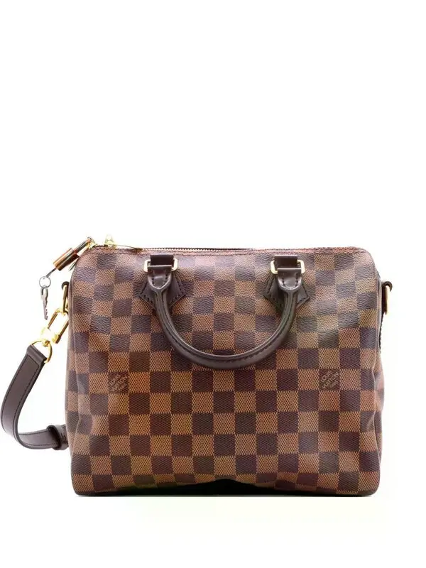 LOUIS VUITTON Speedy Bandouliere Bag Damier 25 Satchel - Brown