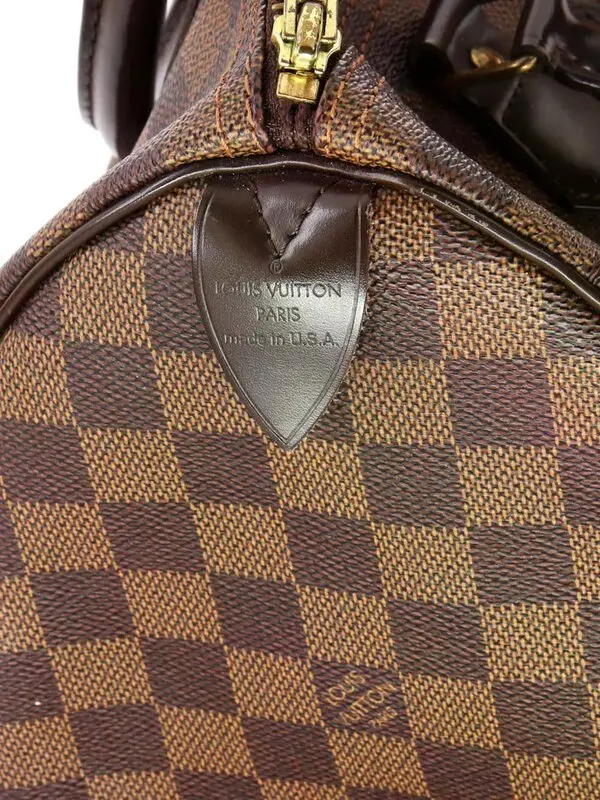 LOUIS VUITTON Speedy Handbag Damier 30 Satchel