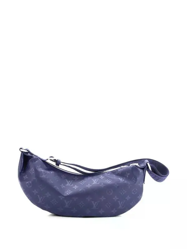 LOUIS VUITTON America's Cup Monogram Storm Canvas Hammock Crossbody Bag - Blue