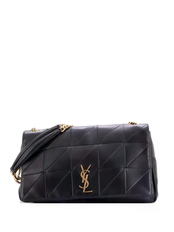 Saint Laurent Jamie Flap Bag Quilted Leather Medium - Black