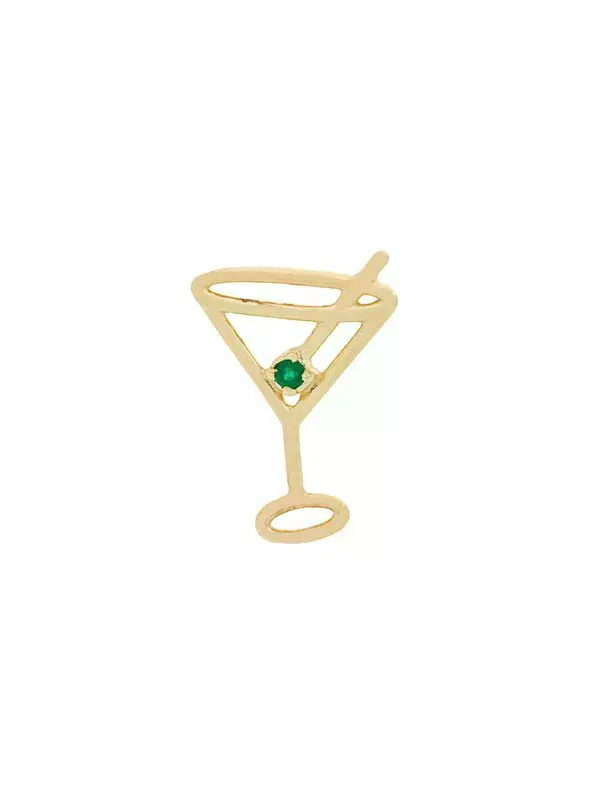 ALIITA Martini Emerald Earring - Gold