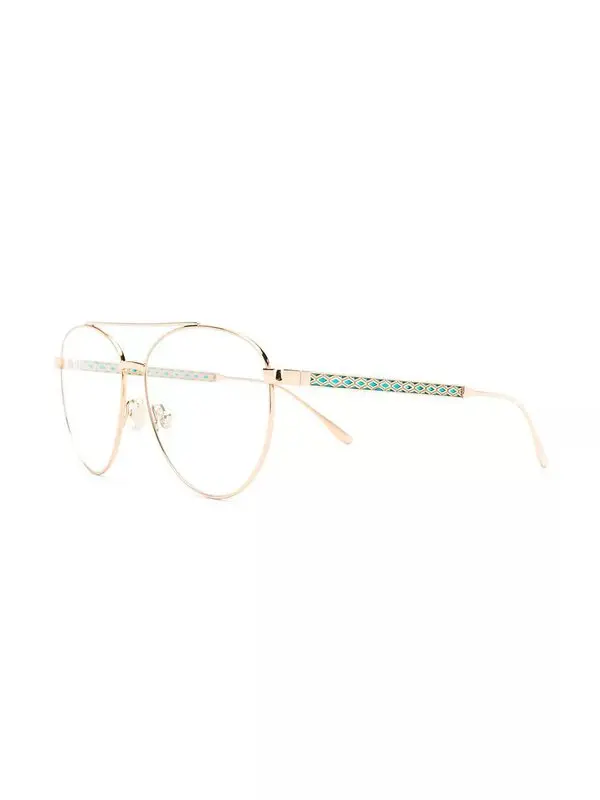 JIMMY CHOO Aviator Frame Glasses
