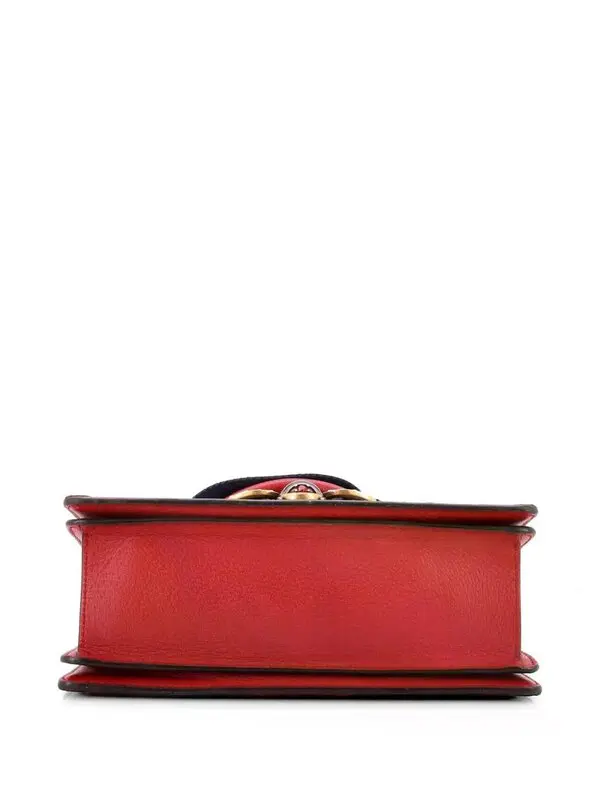 Gucci Queen Margaret Gg Coated Canvas Top Handle Satchel - Brown