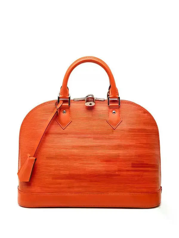 LOUIS VUITTON 2013 Epi Alma Pm Satchel - Orange