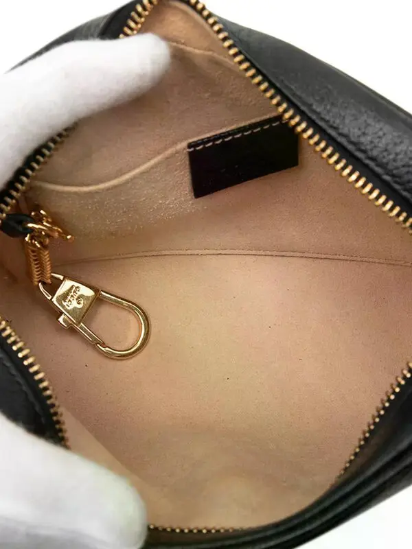 Gucci Mini Leather Ophidia Crossbody Bag