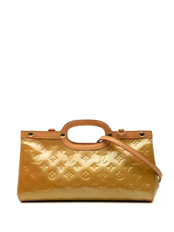LOUIS VUITTON 2006 Monogram Vernis Roxbury Drive Satchel - Brown