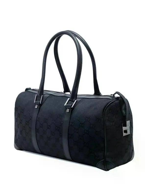 Gucci Gg Canvas Boston Bag