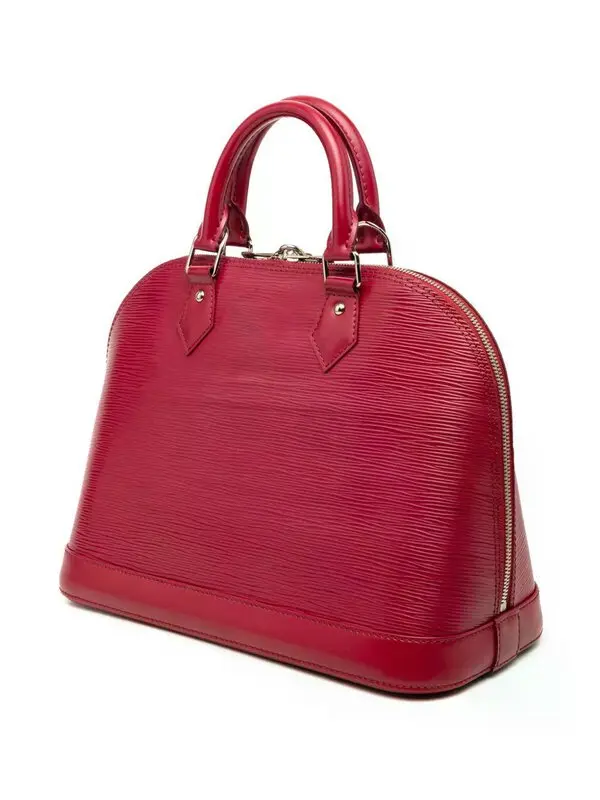 LOUIS VUITTON Epi Alma Pm Handbag - Red
