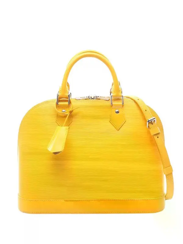 LOUIS VUITTON 2011 Epi Alma Pm Satchel - Yellow