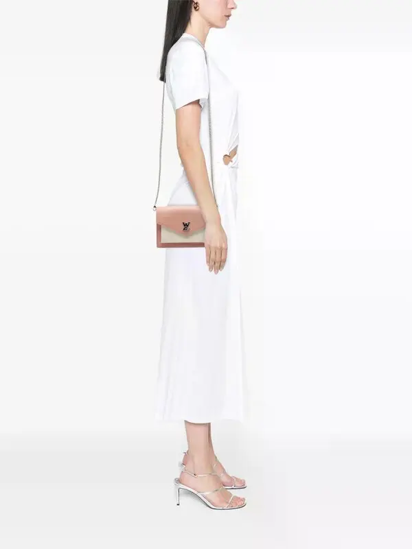 LOUIS VUITTON 2019 Bicolor Leather Mylockme Chain Pochette - Pink